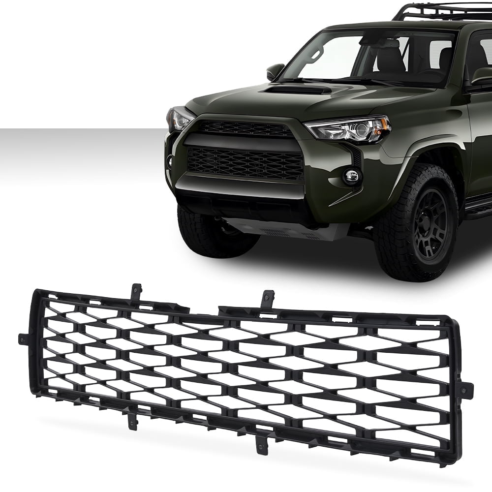 PIT66 Front Bumper Lower Grille Factory Black Textured Fit for Toyota ...