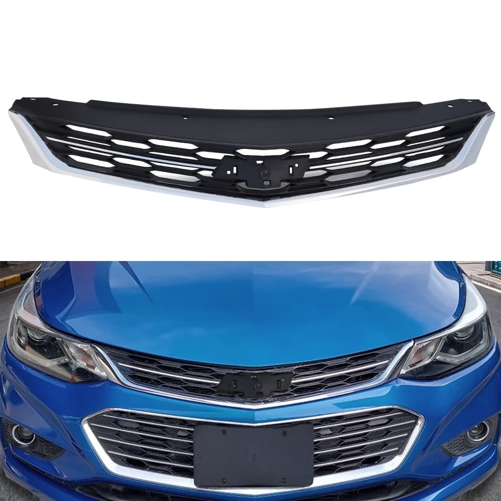 PIT66 Front Bumper Upper Grille Grill Fit for 16-18 Chevrolet Cruze ...