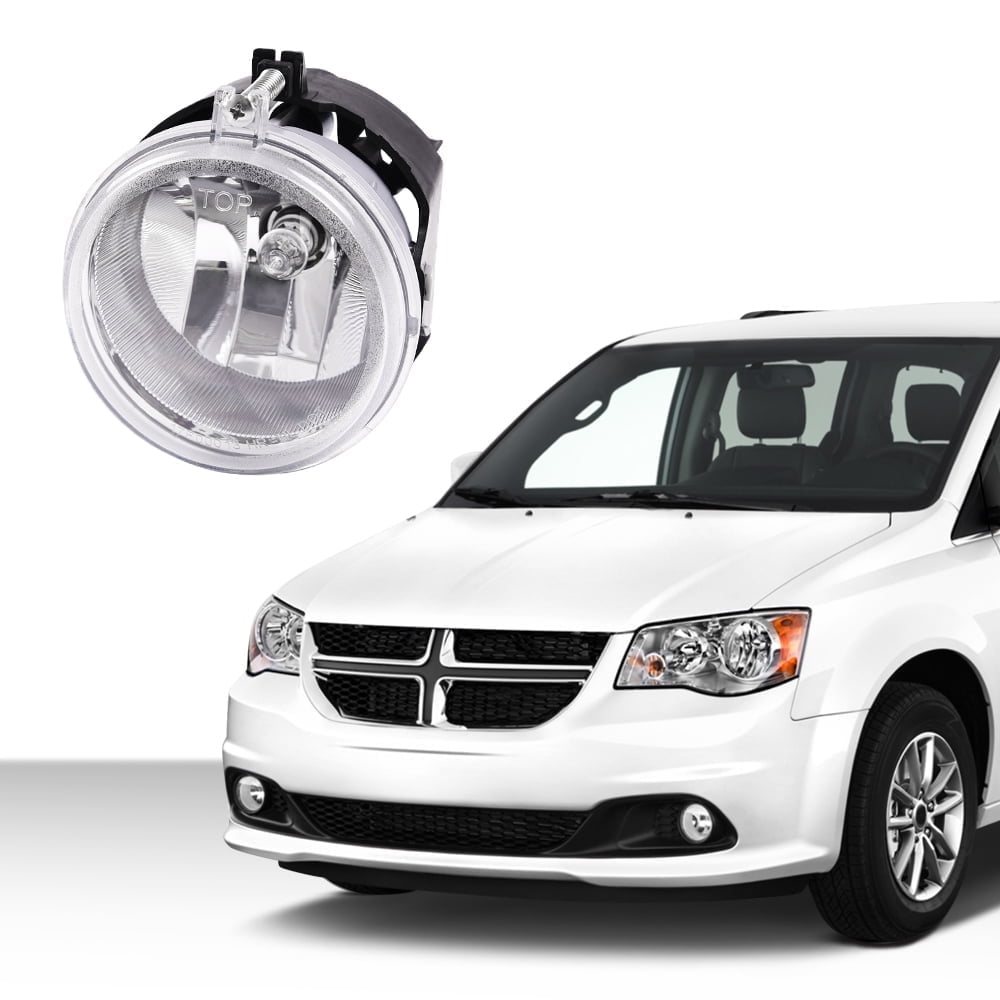 PIT66 Front Fog Light, Fit for 10-11 Dodge Grand Caravan Nitro/10-13 Chrysler Town & Country/10 ...