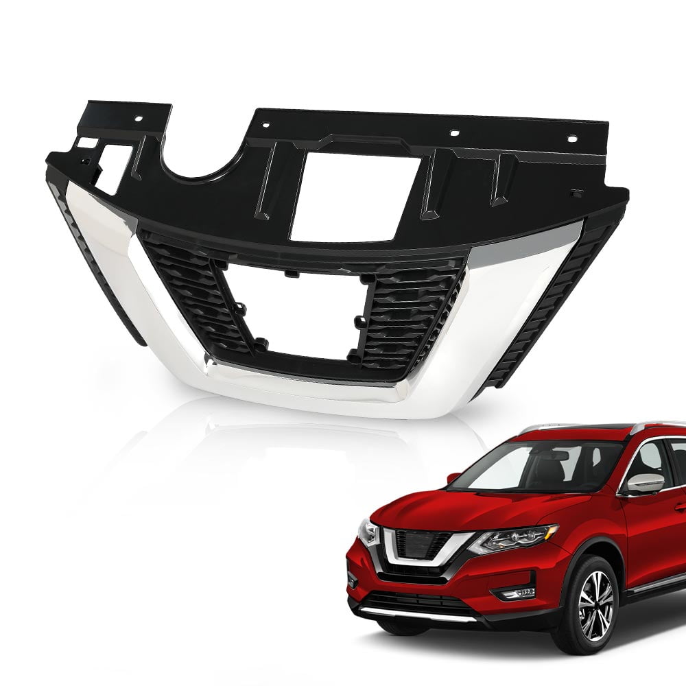 PIT66 Front Upper Bumper Grille Assembly Fit for Nissan Rogue 2017-2019 ...