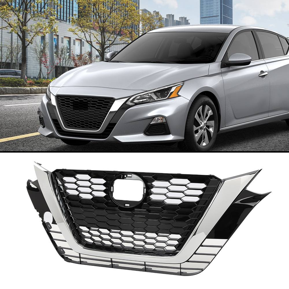 PIT66 Front Upper Bumper Grille Grill Fit for 2019 2020 2021 Nissan ...