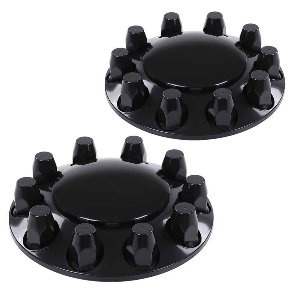 PIT66 Front Wheel Covers Hub Axle Semi Plastic ABS Pair 33mm Nut Covers ...