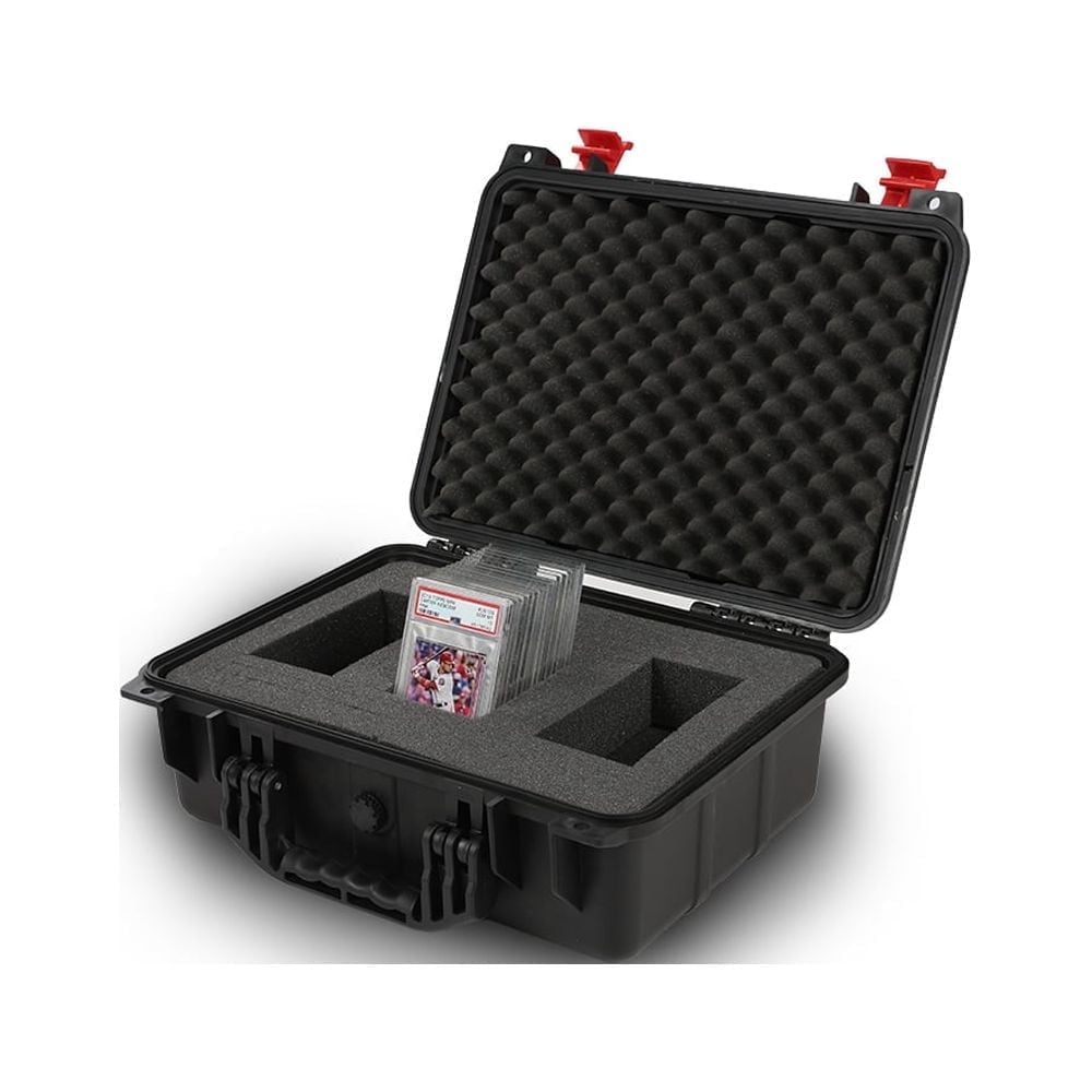 PIT66 Graded Card Storage Box, Weatherproof, Foam Slots, for BGS PSA ...