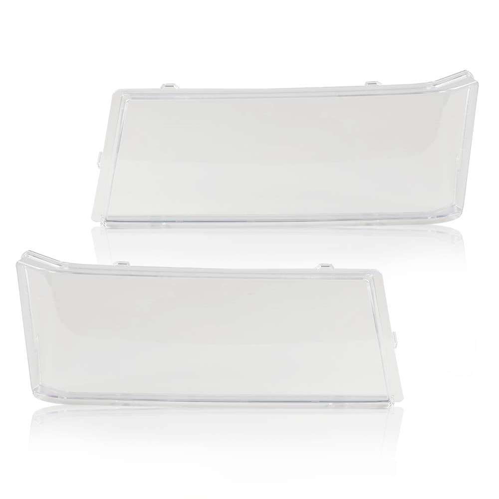 PIT66 Headlight Cover Left Driver and Right Passenger Side Clear Fit ...