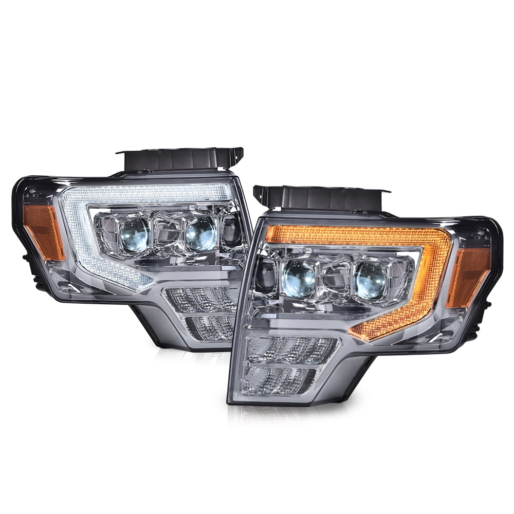 PIT66 Headlight Headlamp Assembly Fit for 2009 2010 2012 2013 2014 Ford ...