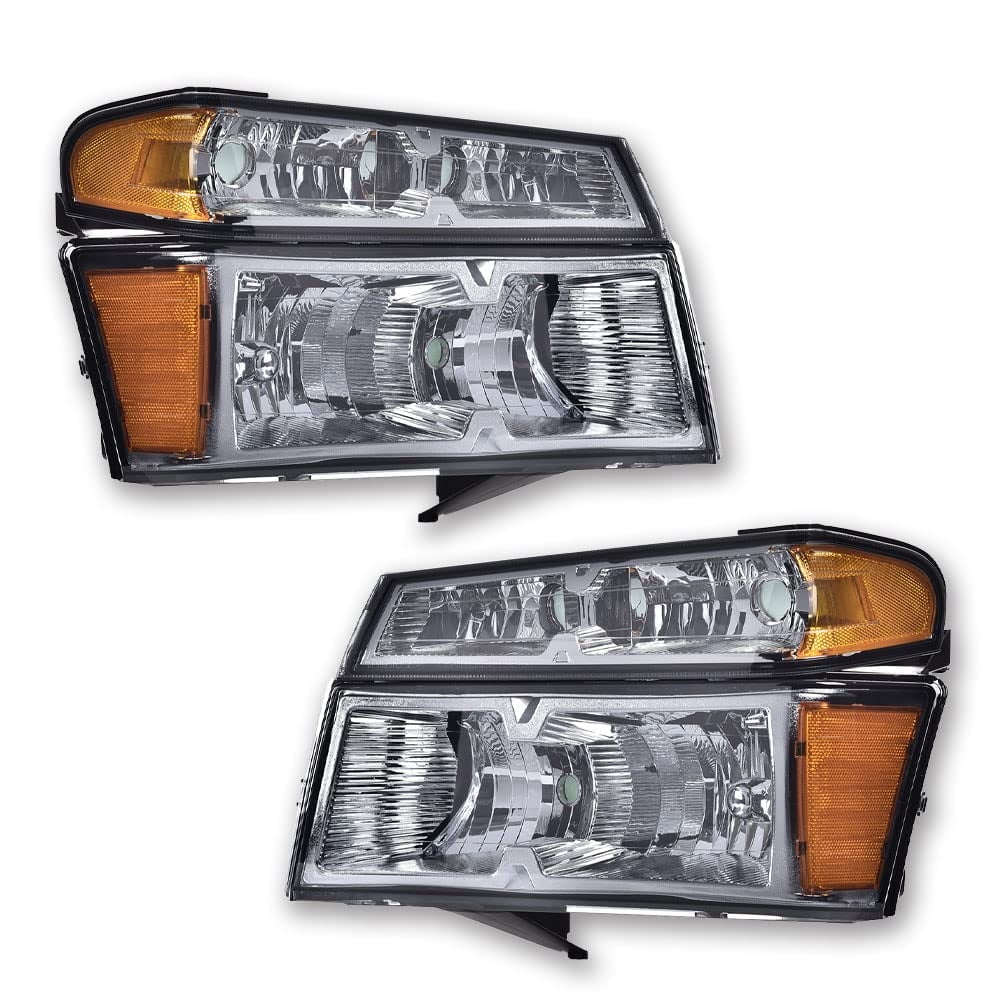 PIT66 Headlights Assembly Bumper Lights fit for2004-2012 GMC Canyon ...