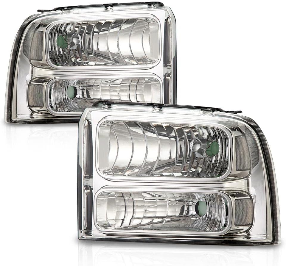 PIT66 Headlights Assembly Compatible with 2005-2007 Ford F250 F350 F450 ...