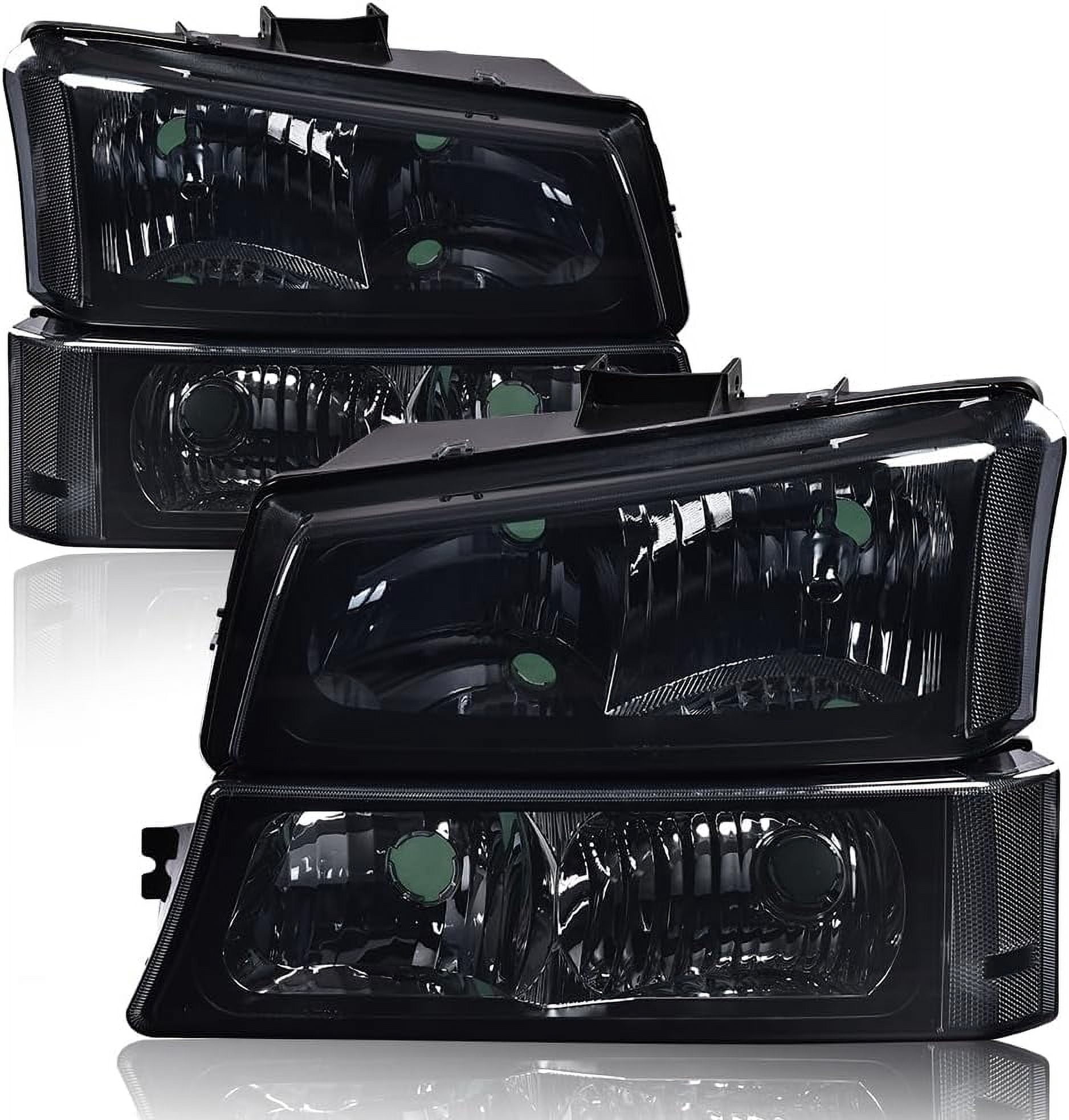 PIT66 Headlights Assembly, Compatible with Chevy Silverado 1500 2500 ...