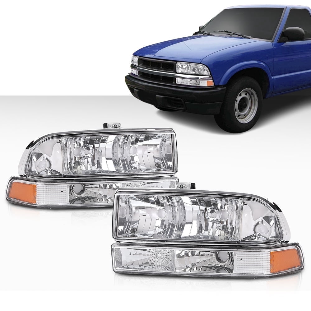 PIT66 Headlights Corner Bumper Turn Signal Lights Lamps w/o Bulbs Fit ...
