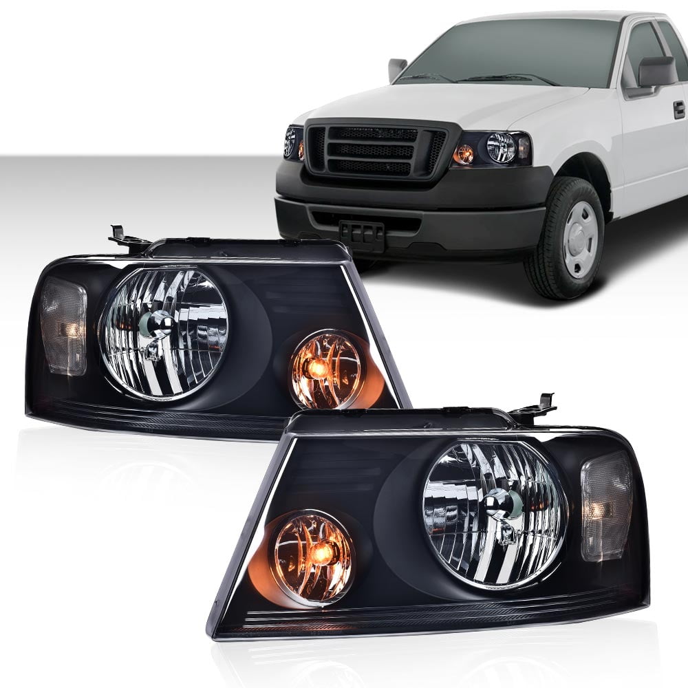 PIT66 Headlights,Fit for 04-08 Ford F150/06-08 Lincoln Mark LT, (NO For ...