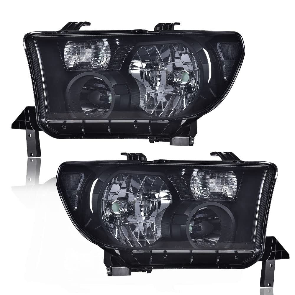 PIT66 Headlights, Fit for 07-13 Toyota Tundra/08-17 Toyota Sequoia Passenger Side Headlamps ...