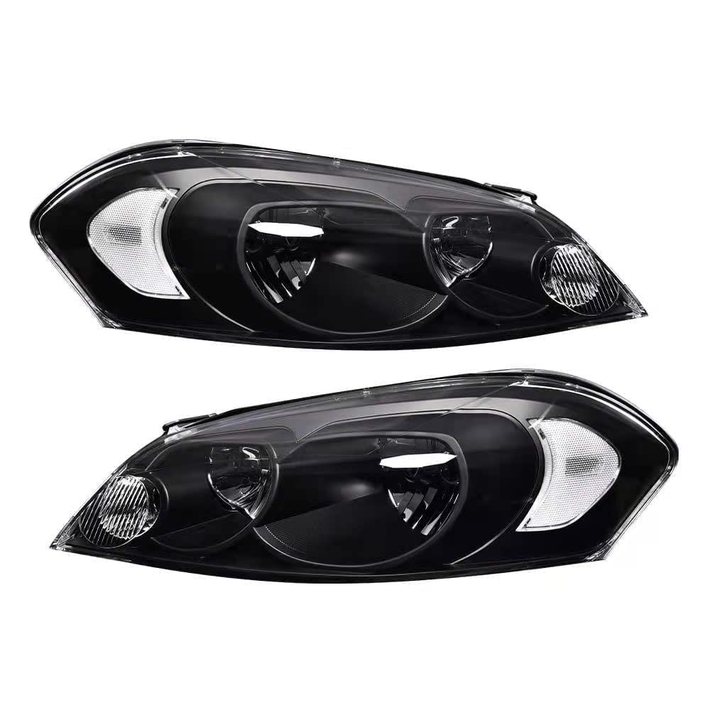 PIT66 Headlights Fit For 2006-2016 Chevy Monte Carlo/Impala Pair ...