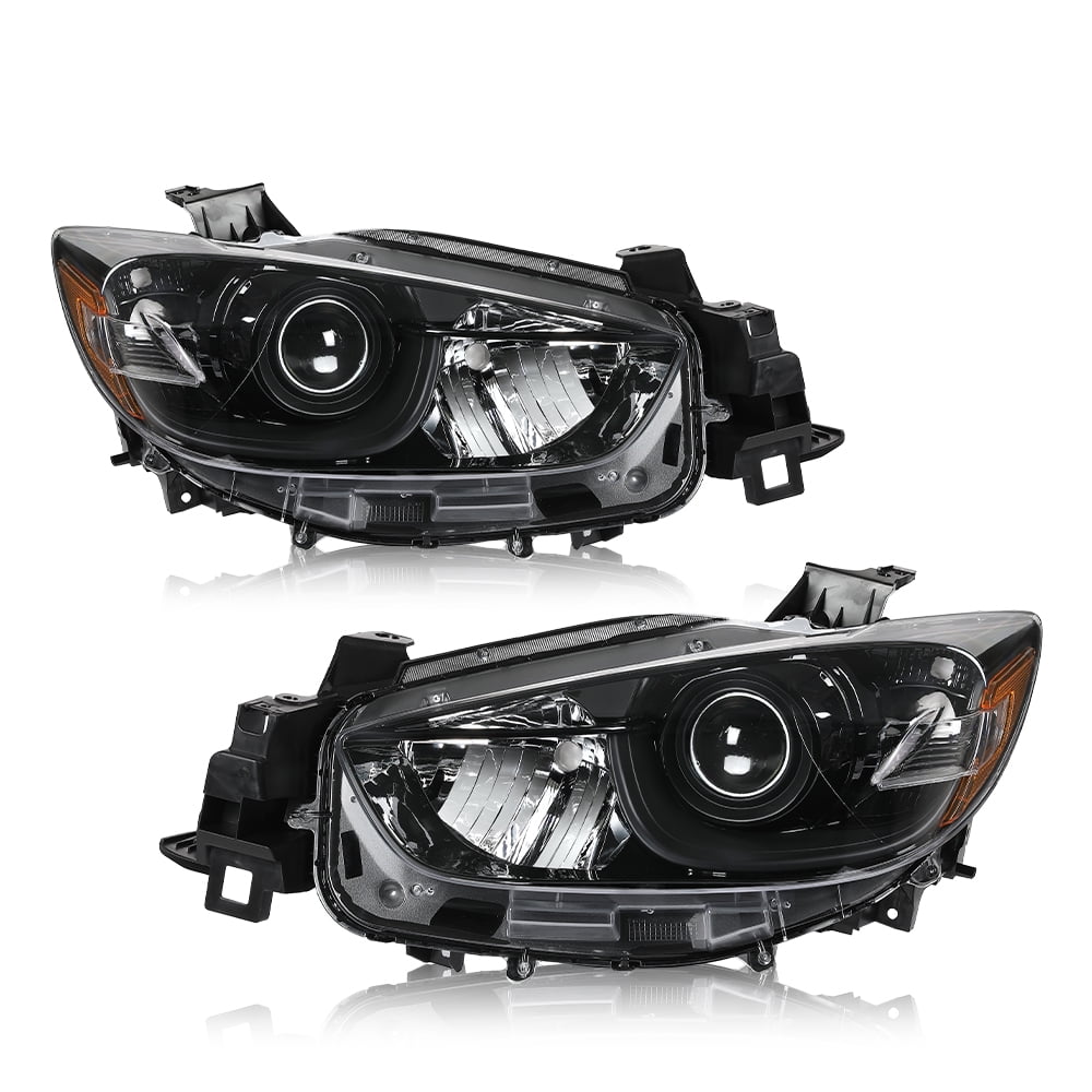 PIT66 Headlights Fit for 2013-2016 Mazda CX-5 Halogen Projector Factory ...