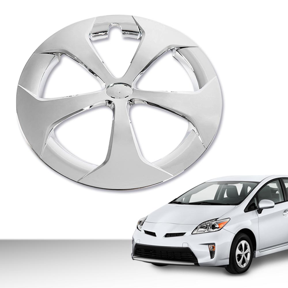 BDK Hubcaps 15" 4 Pieces, Silver, Toyota Yaris Style Replacement ...