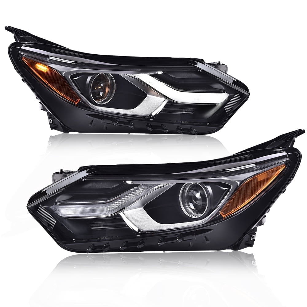 PIT66 LED DRL Headlights Headlamps Fit for Chevy Equinox w/Factory ...