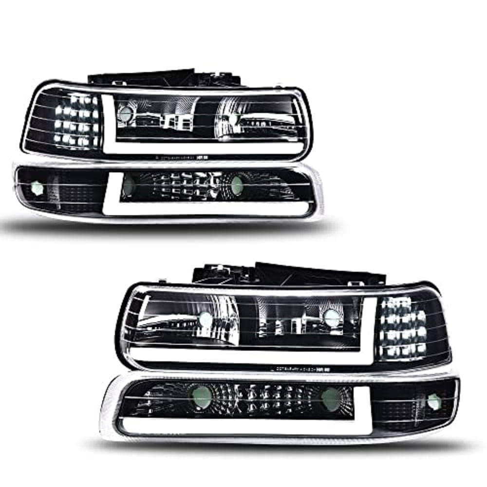 PIT66 LED Headlights, Fit for 99-02 Chevy Silverado /01-02 Silverado ...