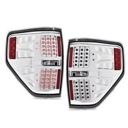 AKKON - For Ford F-150 Pickup Truck Black LED Tail Lights Replacement ...