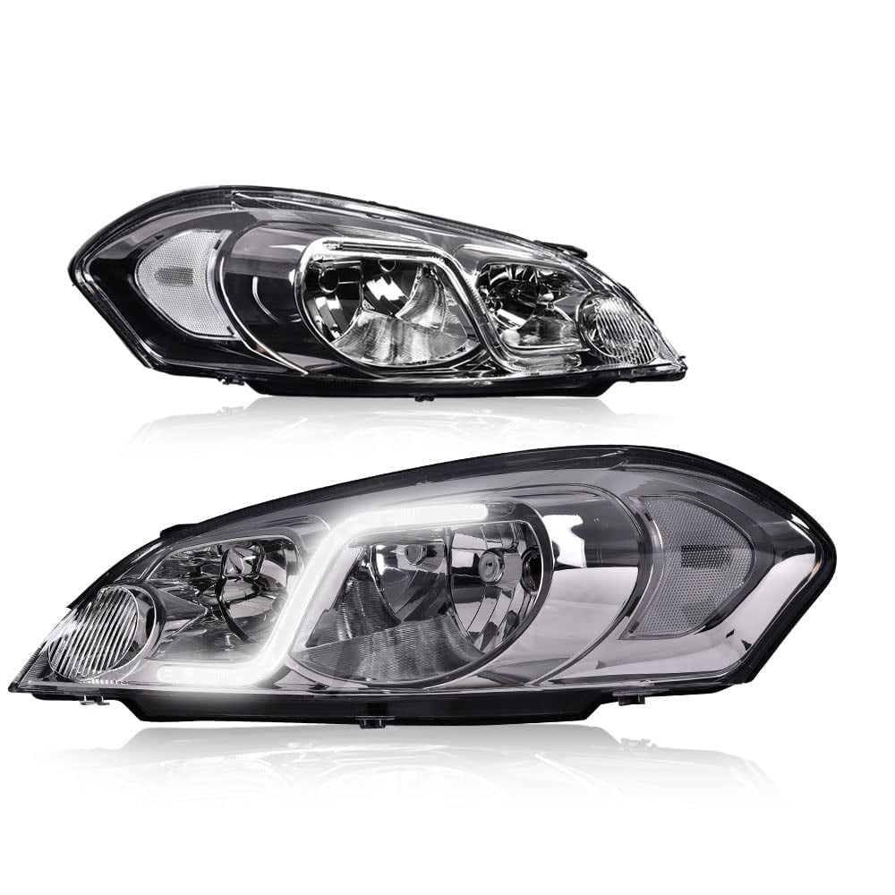 PIT66 Led Headlight, Fit for 06-13 Chevy Impala /14-16 Chevrolet Impala ...