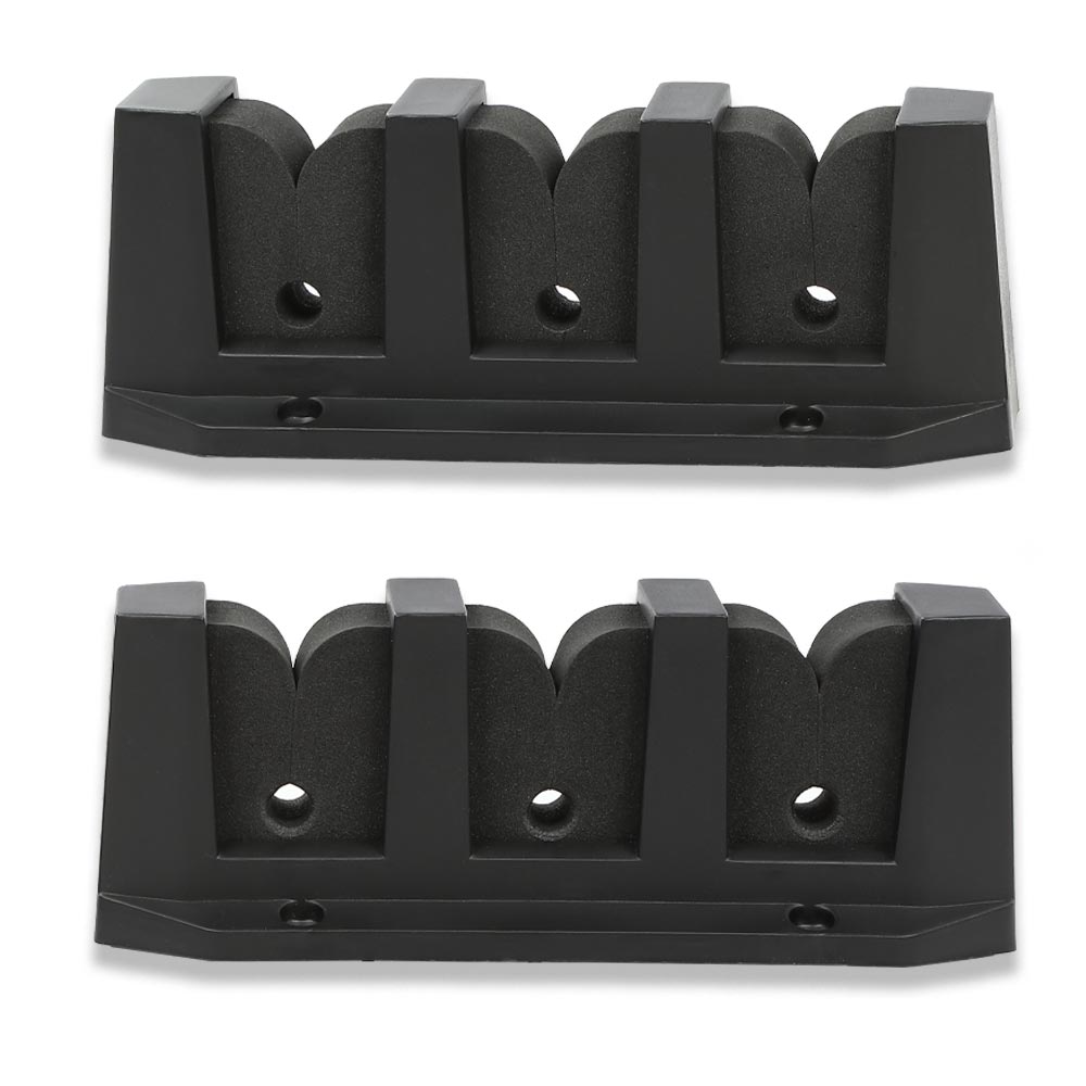 PIT66 Mounted Rod Holder Horizontal Rod Rack 3 Fishing Boat Gear Pole ...