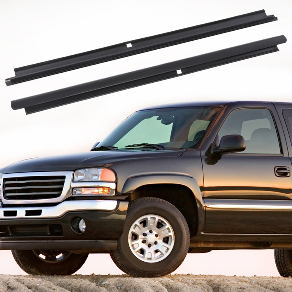 PIT66 Outer Window Sweep Felt Rear Kit Set of 2 Fit For Chevy GMC ...