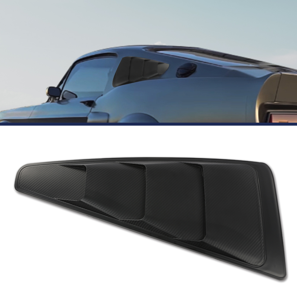 PIT66 Quarter Side Window Louvers Board Carbon Fiber Style Fit for 2005 ...