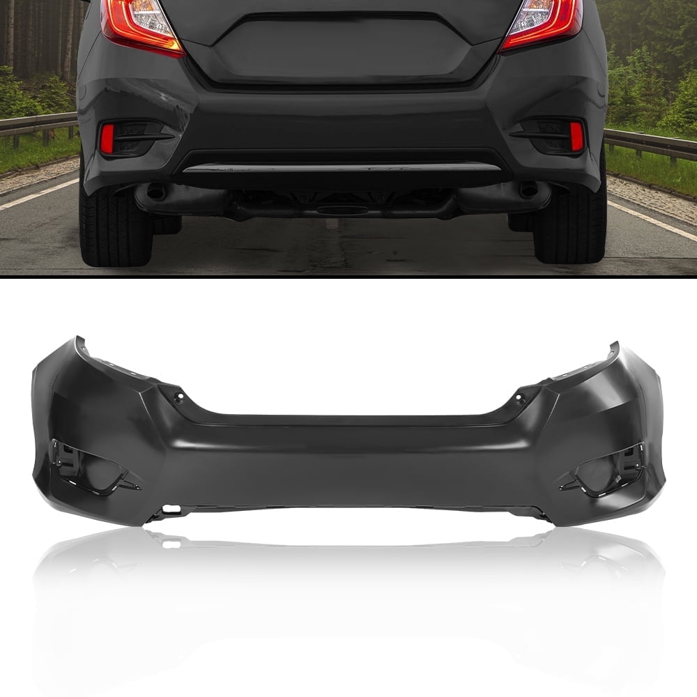 Rear Bumper Cover Polypropylene Fit for Honda Civic Sedan 04715TBAA00ZZ ...