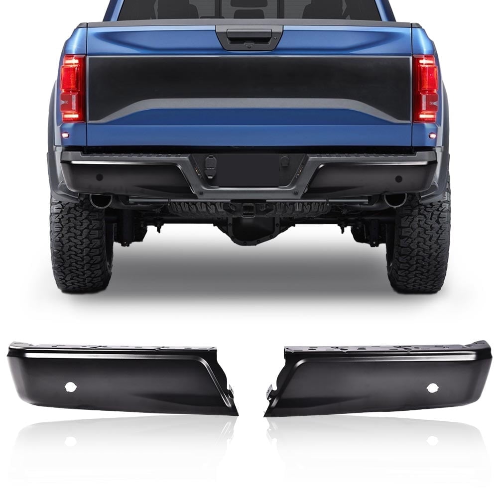 PIT66 Rear Bumper, Fit for 2015-2020 Ford F150, Fit for Park Assist ...