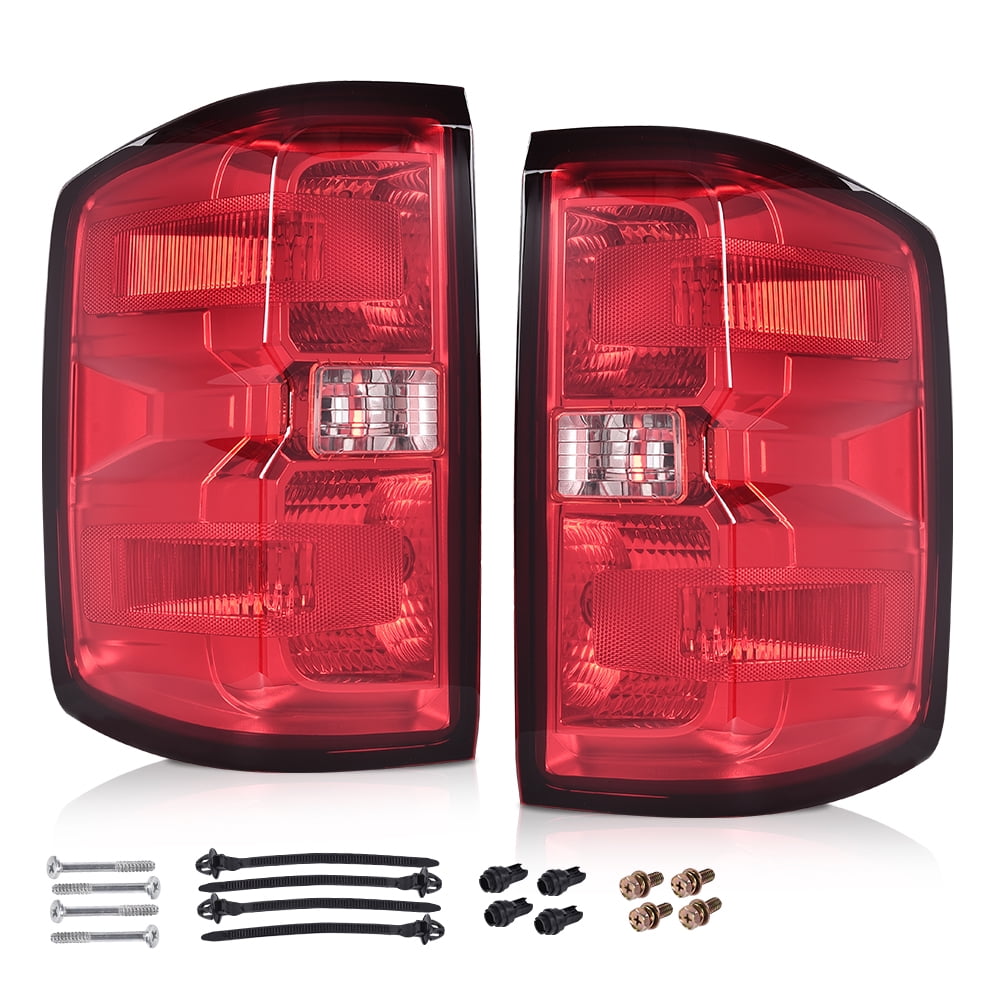 PIT66 Red Led Rear Tail Light Brake Lamp w/ wiring Harness Fit for ...