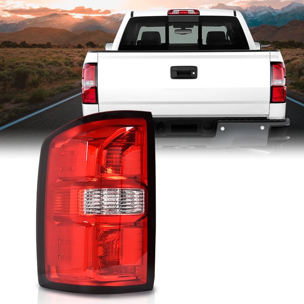 PIT66 Red Tail Light Brake Lamp, Left Driver Side, Fit For GMC Sierra ...