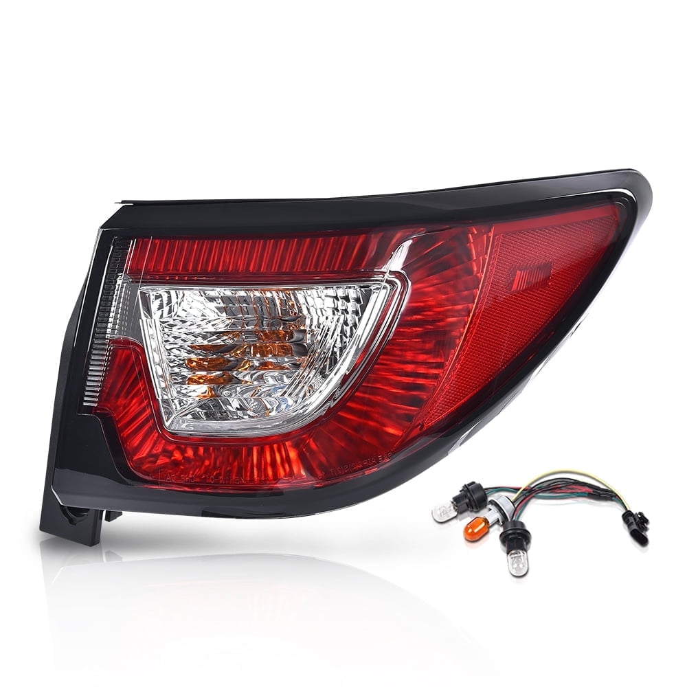 PIT66 Red Tail Light w/ bulbs RH Passenger Side Tail Lamp Fit for 2013 ...