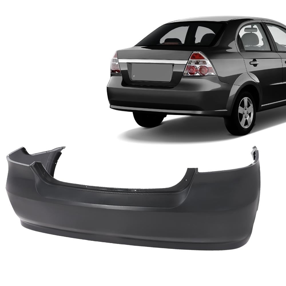 PIT66 Right Primed Rear Bumper Cover Fit for Chevy Aveo (submodel: LS ...