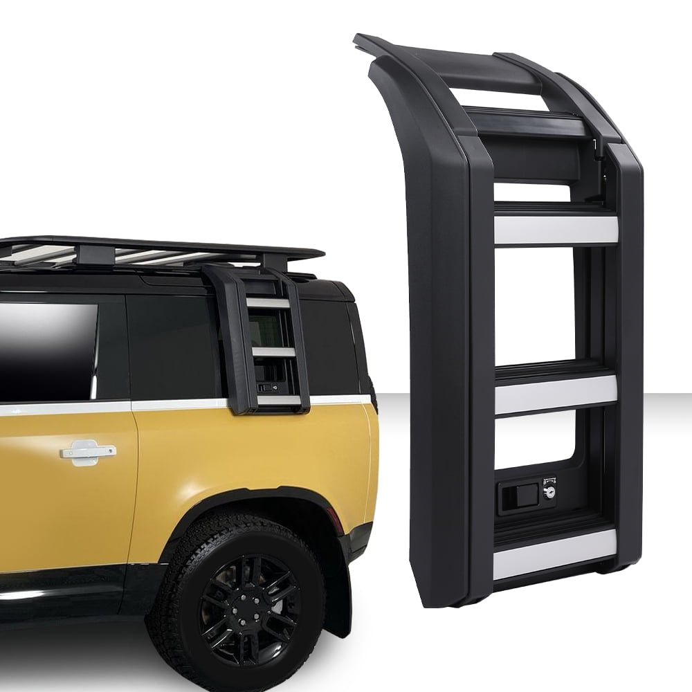 Land rover defender 90 roof rack and ladder store