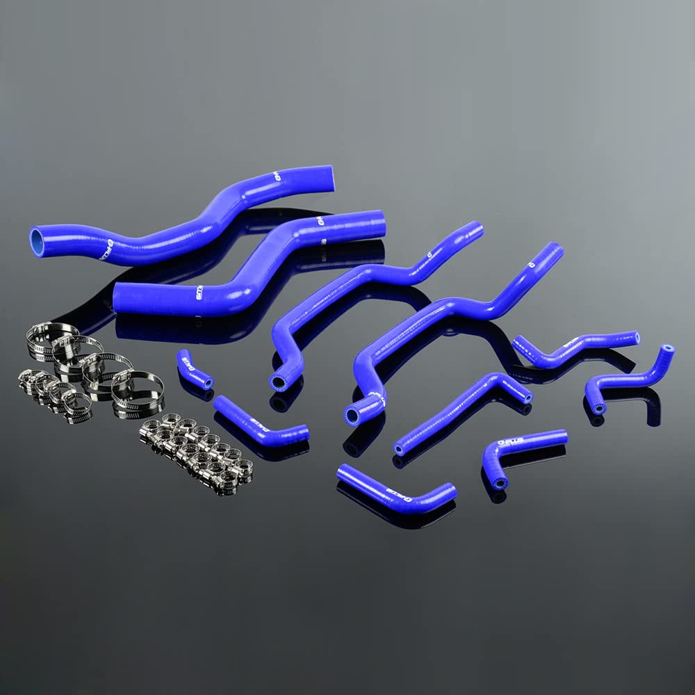 PIT66 Silicone Radiator Coolant Hose Kit Clamps, Fit for 95-99 ...