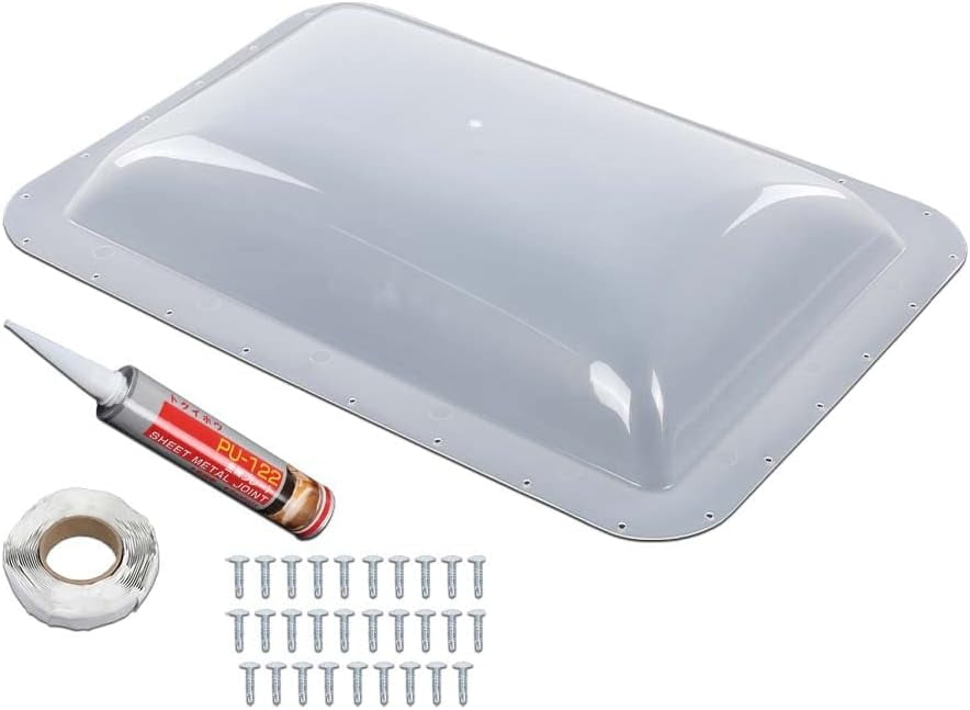 PIT66 Skylight Cover Exterior 17.5" X 26.75" Semi-Transparent Camper ...