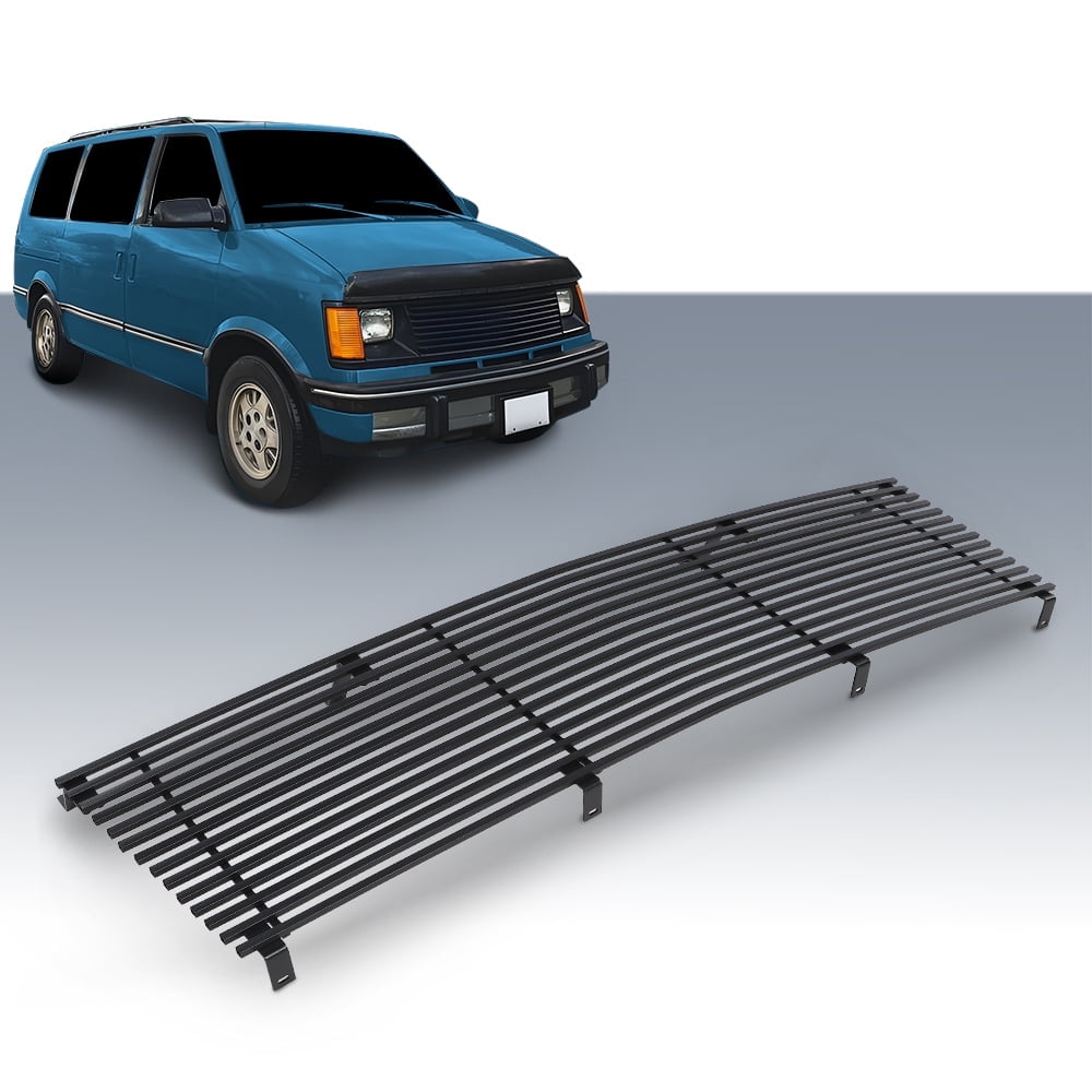 PIT66 Stainless Steel Billet Grille Black Fit for Chevy Astro Van 1985 ...