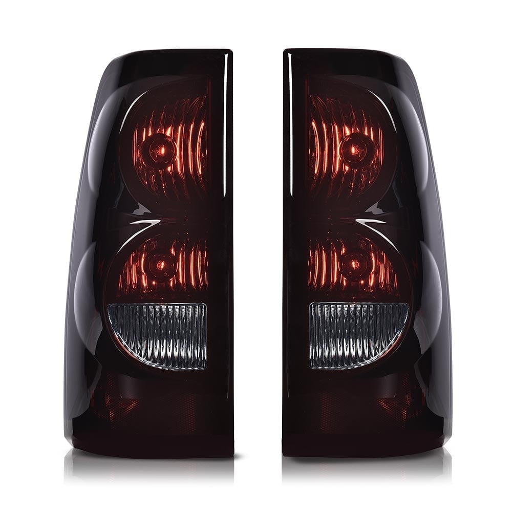 PIT66 Tail Lights Replacement Set Fit For Chevy Silverado 03-06 Smoke ...