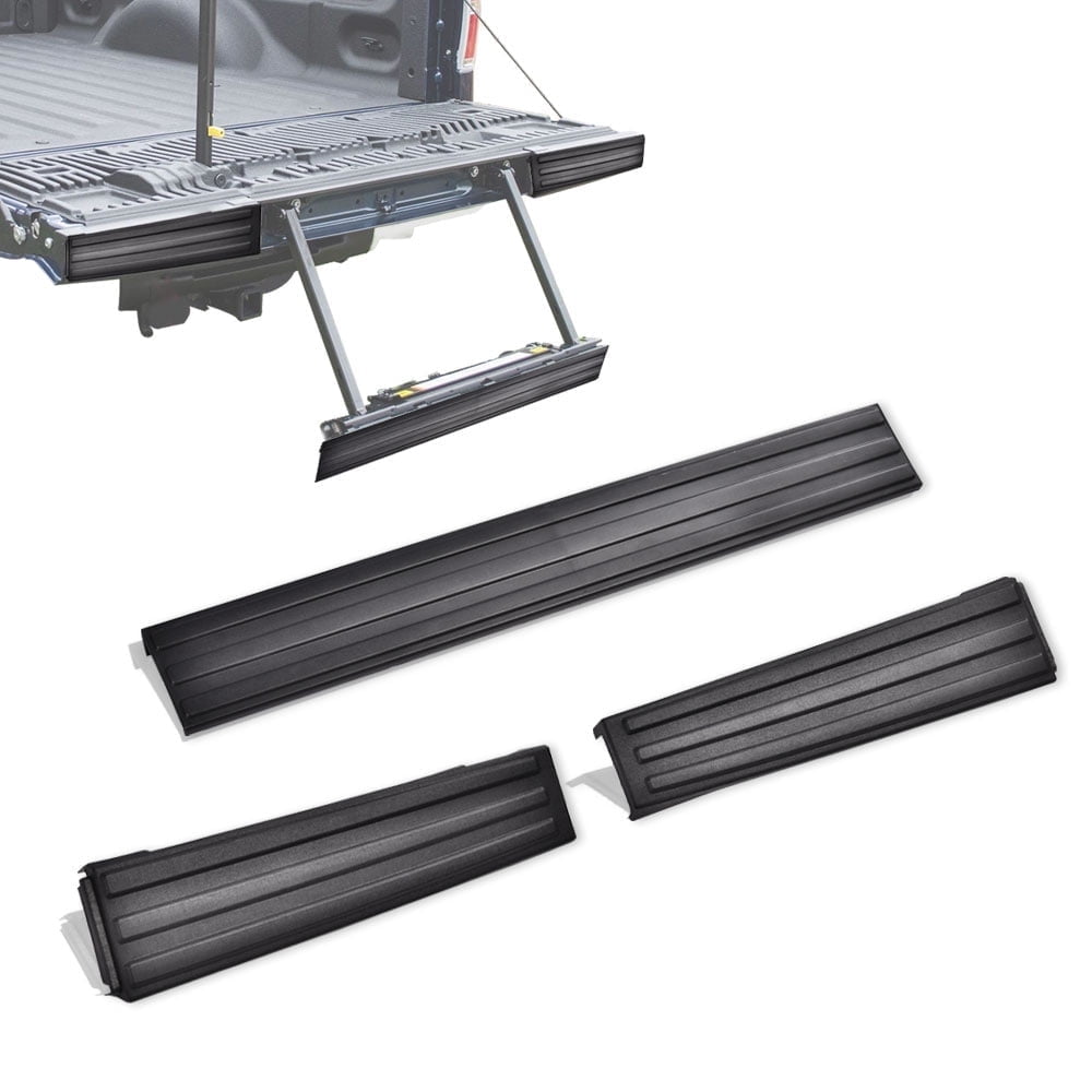 PIT66 Tailgate Molding Trim Flexible Flex Step Black Fit For Ford F150 ...