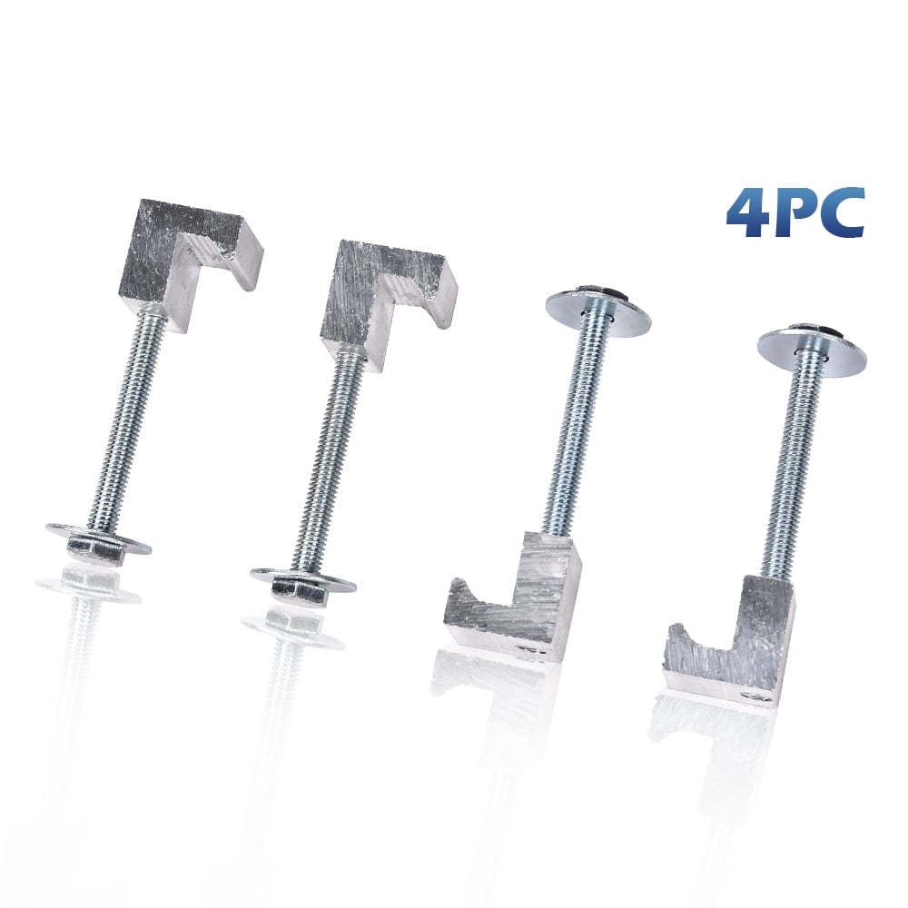 PIT66 Tool Box Mount J Hook Toolbox Pickup Pair Rail Mounting Kit Clamp ...