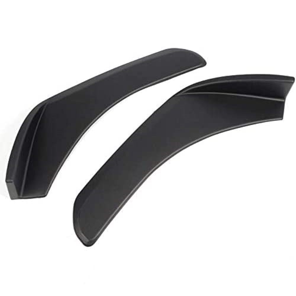 PIT66 Universal Front Bumper Lip Splitters Winglets 2 Pcs Polypropylene ...