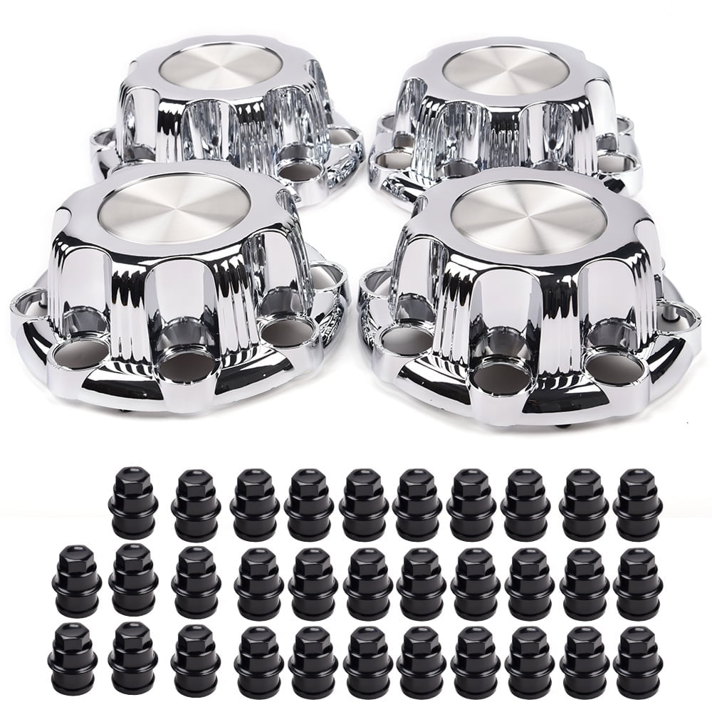 Gorilla Universal Chrome 3.250 in OD Closed End Wheel Center Cap P/N ...