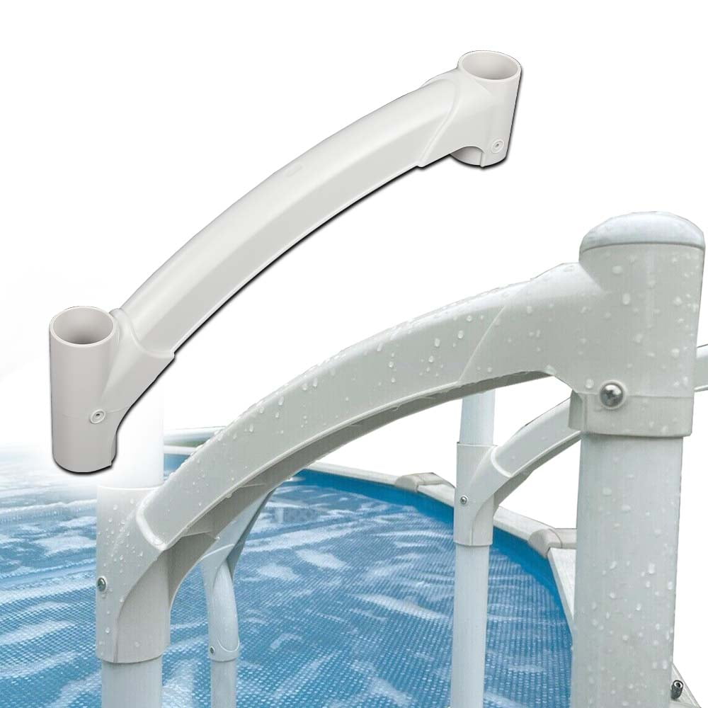 PIT66 White Short Handrail Fit For Above Ground Swimming Pool Step ...