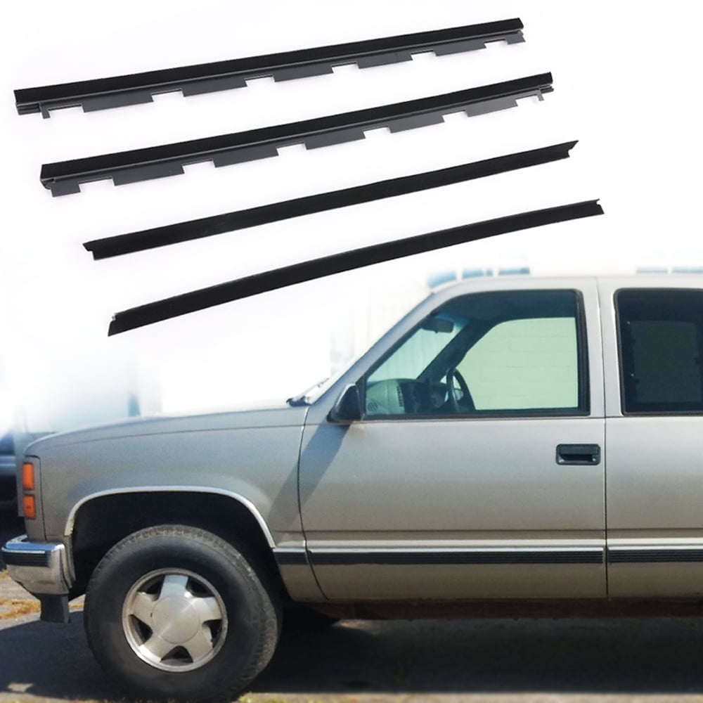 PIT66 Window Sweep Felt Seal Weatherstrip 4 Pc Kit Set Fit for Chevy ...