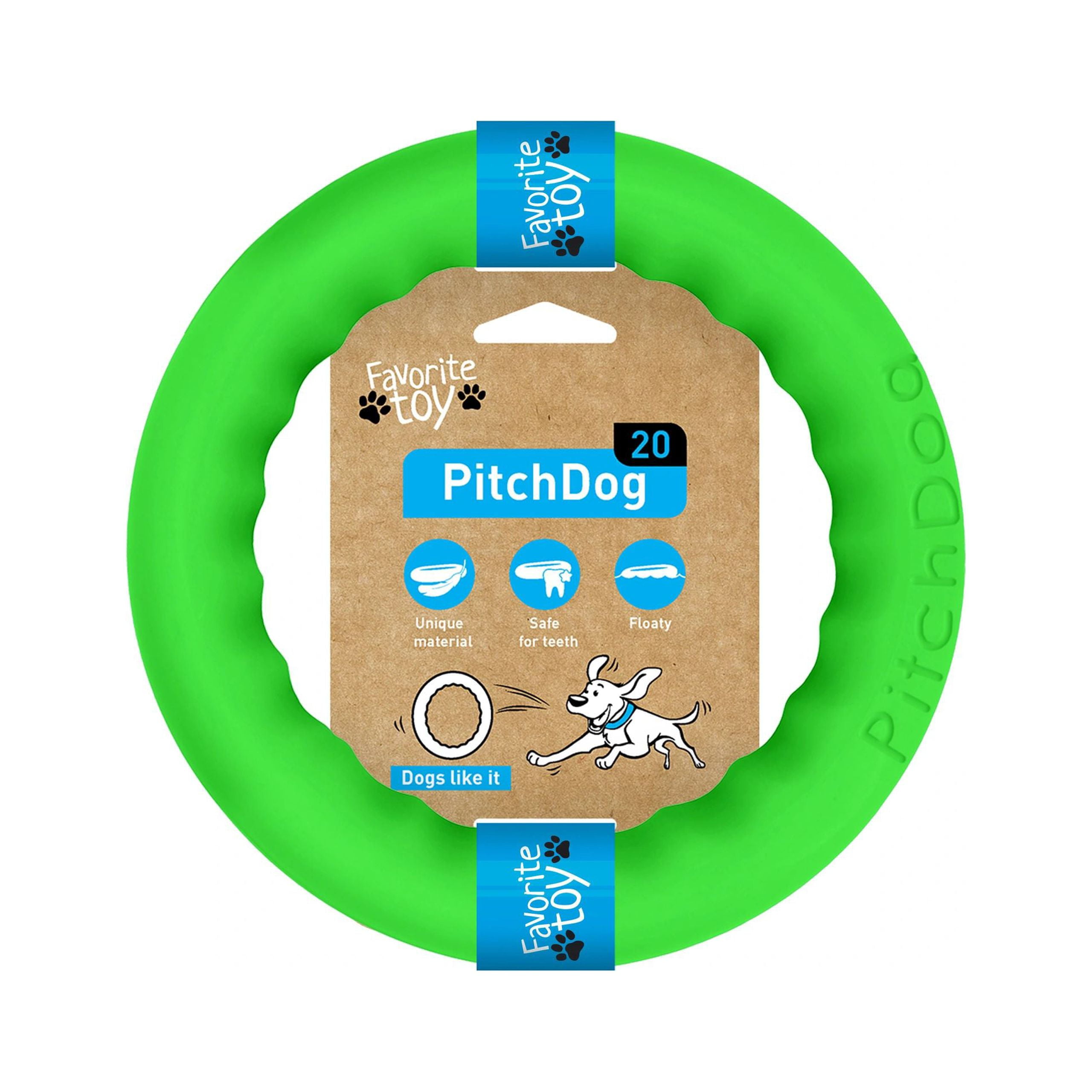 PITCHDOG - Multifunctional Ring Toy for Dogs, Ø 11"(28 cm) | Safe for ...