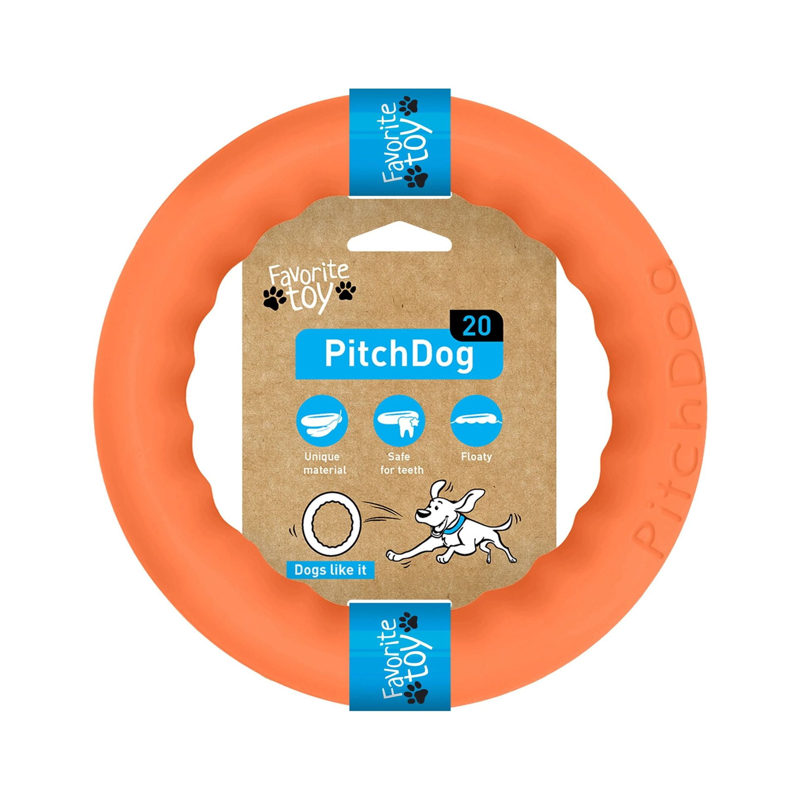 PITCHDOG - Multifunctional Ring Toy for Dogs, Ø 8"(20 cm) | Safe for ...