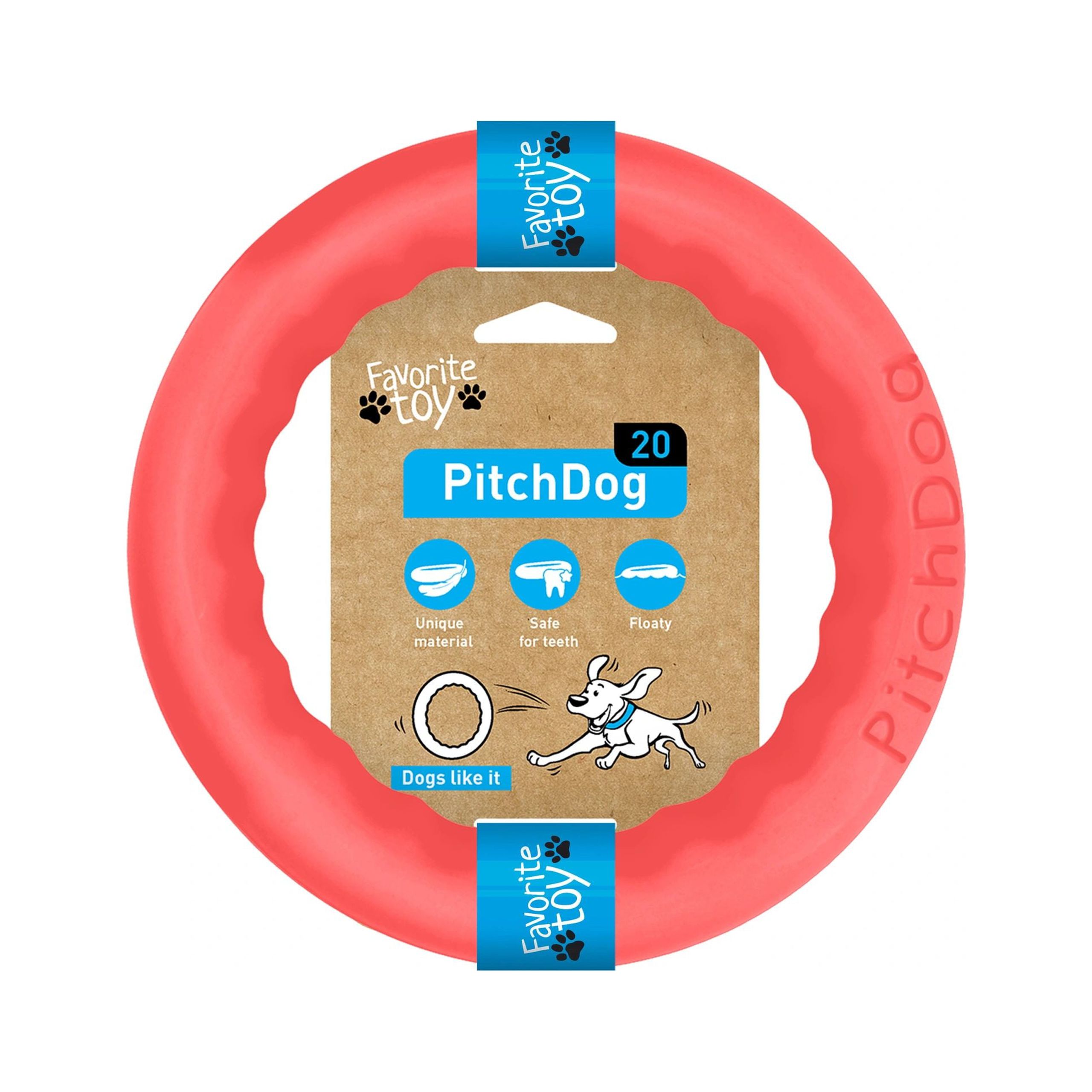 PITCHDOG - Multifunctional Ring Toy for Dogs, Ø 8"(20 cm) | Safe for ...