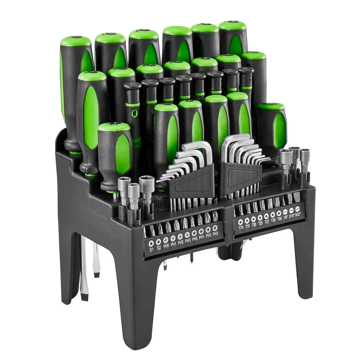 PITTSBURGH 70-Piece Screwdriver Set with Comfort-Grip Handles, Magnetic ...