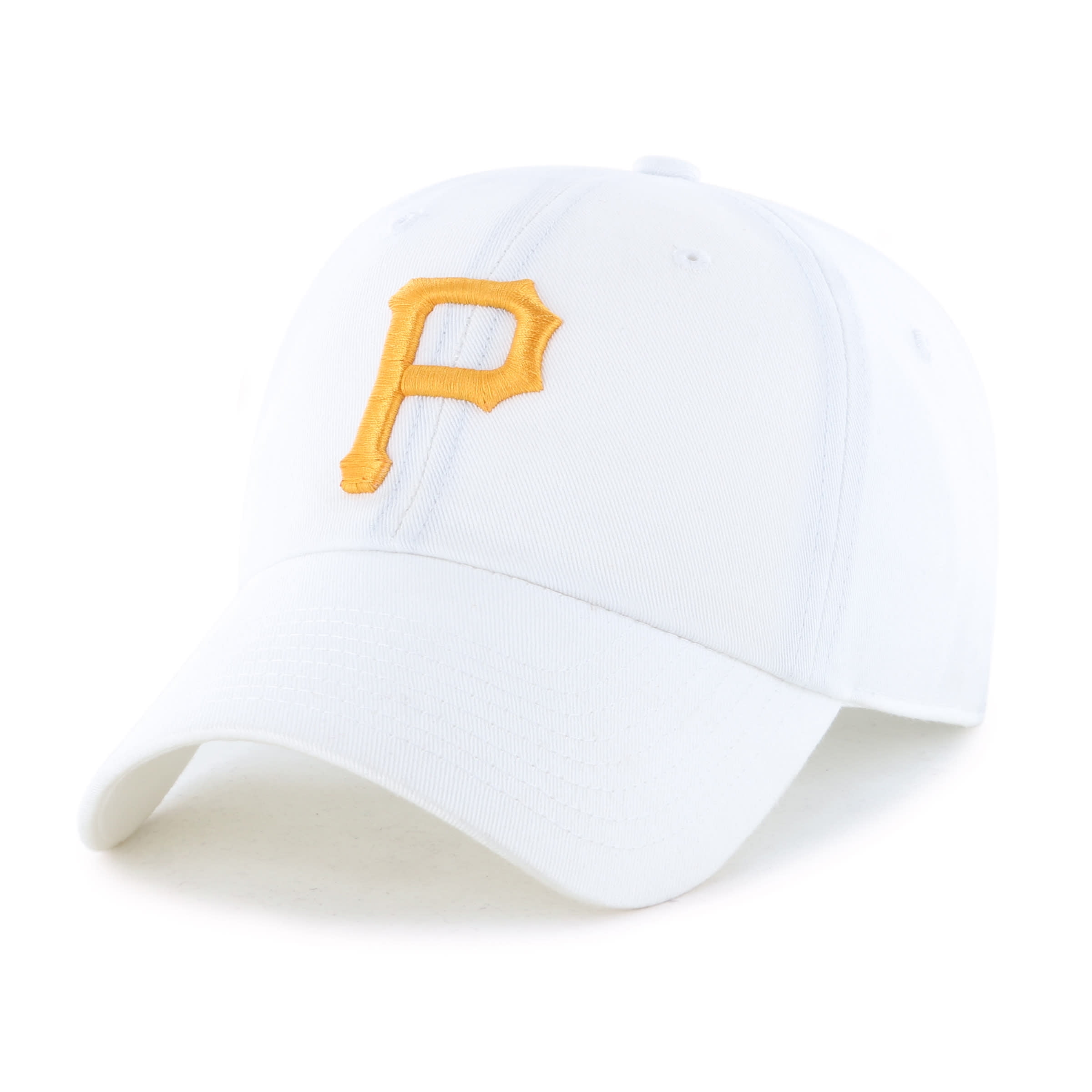 PITTSBURGH PIRATES White Color Unstructured Unisex Cotton Clean Up Hat ...