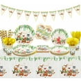 PIXHOTUL Woodland Baby Shower Decorations, Forest Animal Theme Party ...
