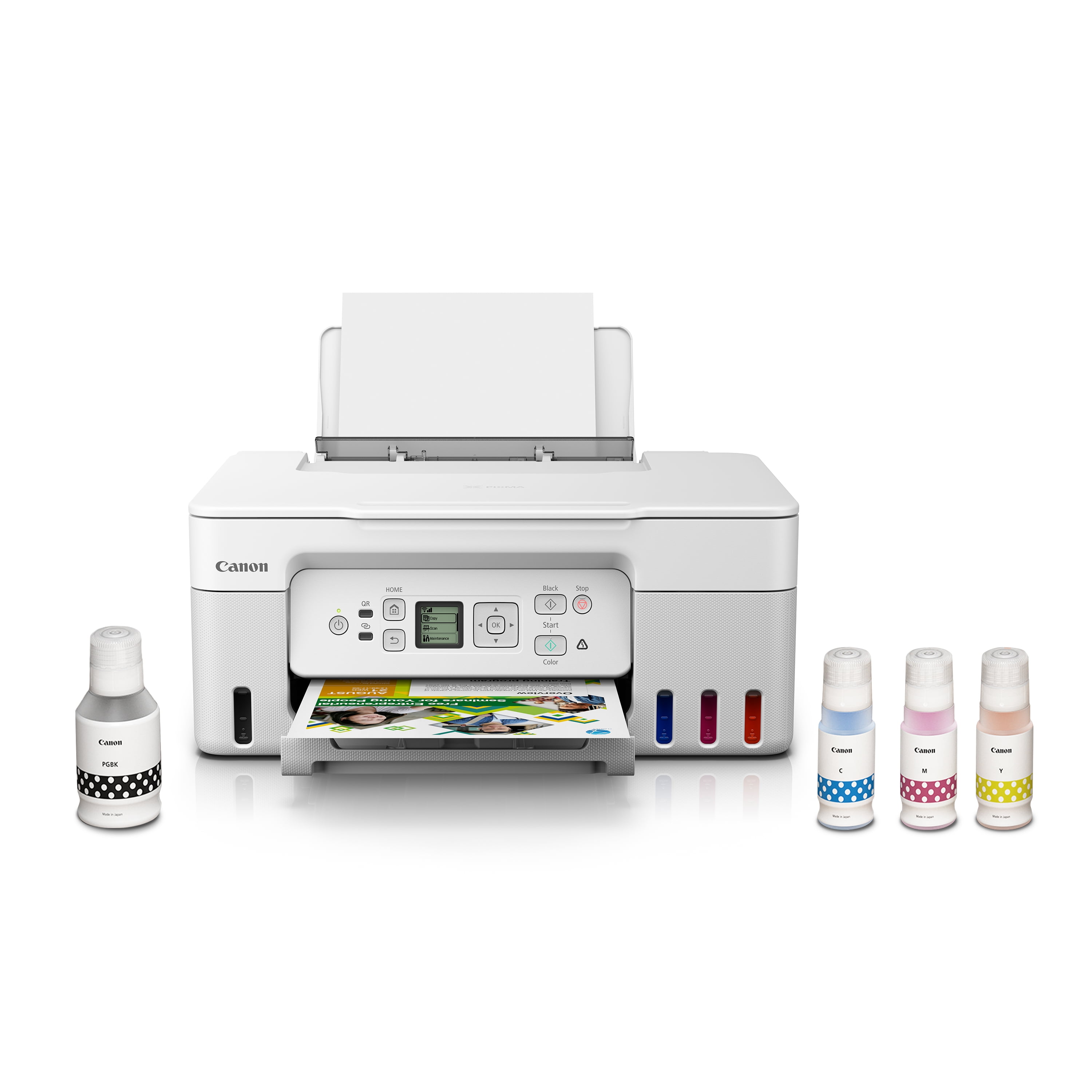 PIXMA G3270 MegaTank Inkjet Printer - White - Walmart.com