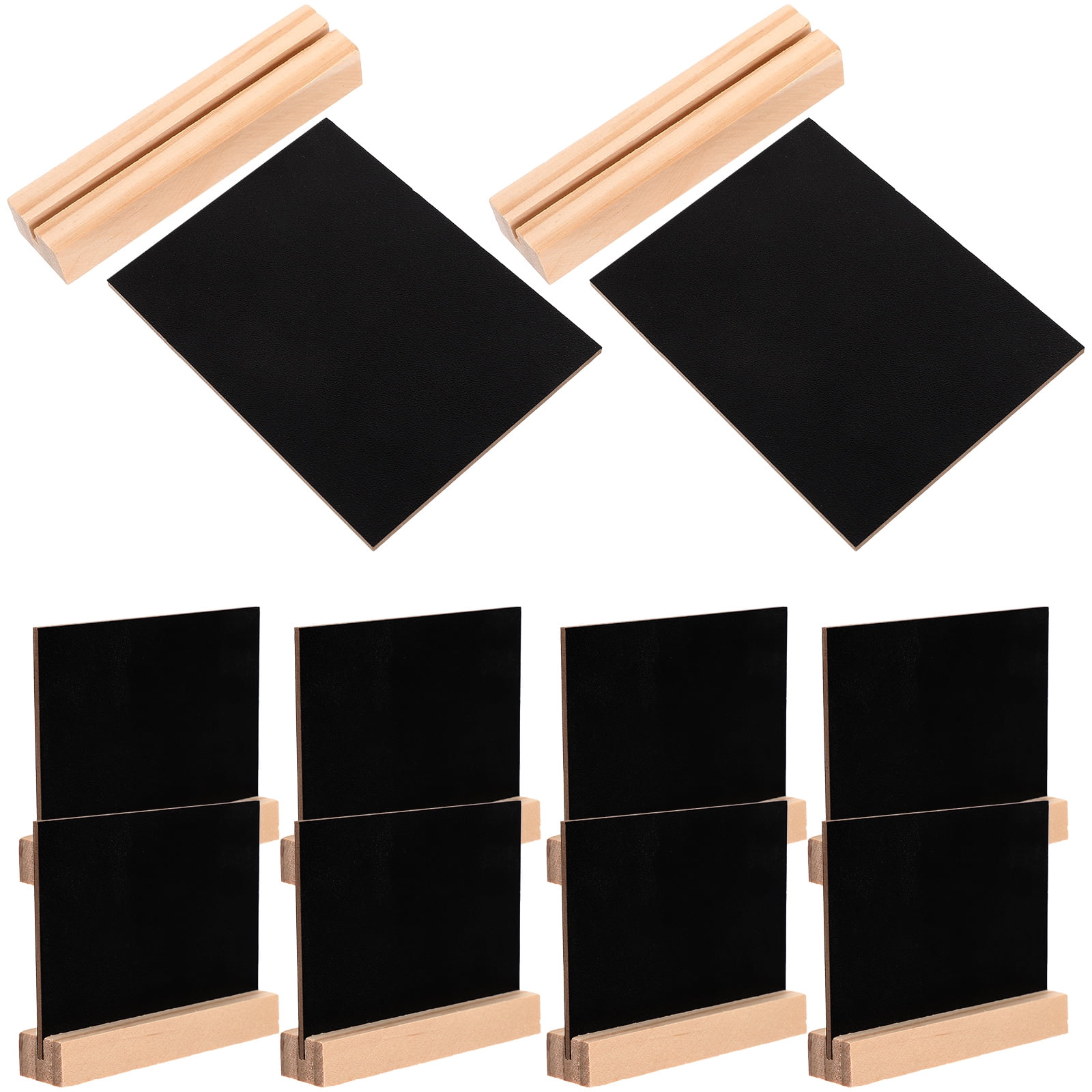 PIXNOR 10 Pcs Small Blackboard Poster Double-sided Message Two-sided ...